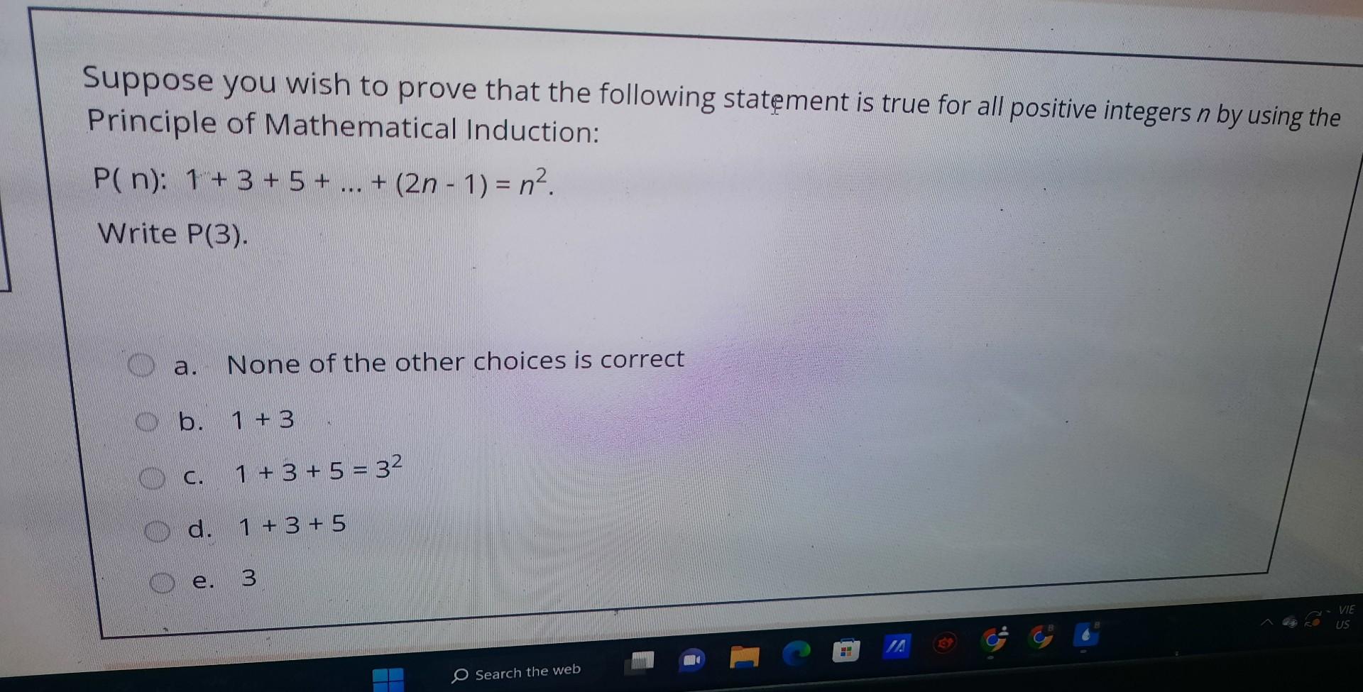 Solved Suppose you wish to prove that the following | Chegg.com