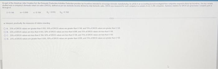 Solved a. Interpret, practically, the measures of relative | Chegg.com