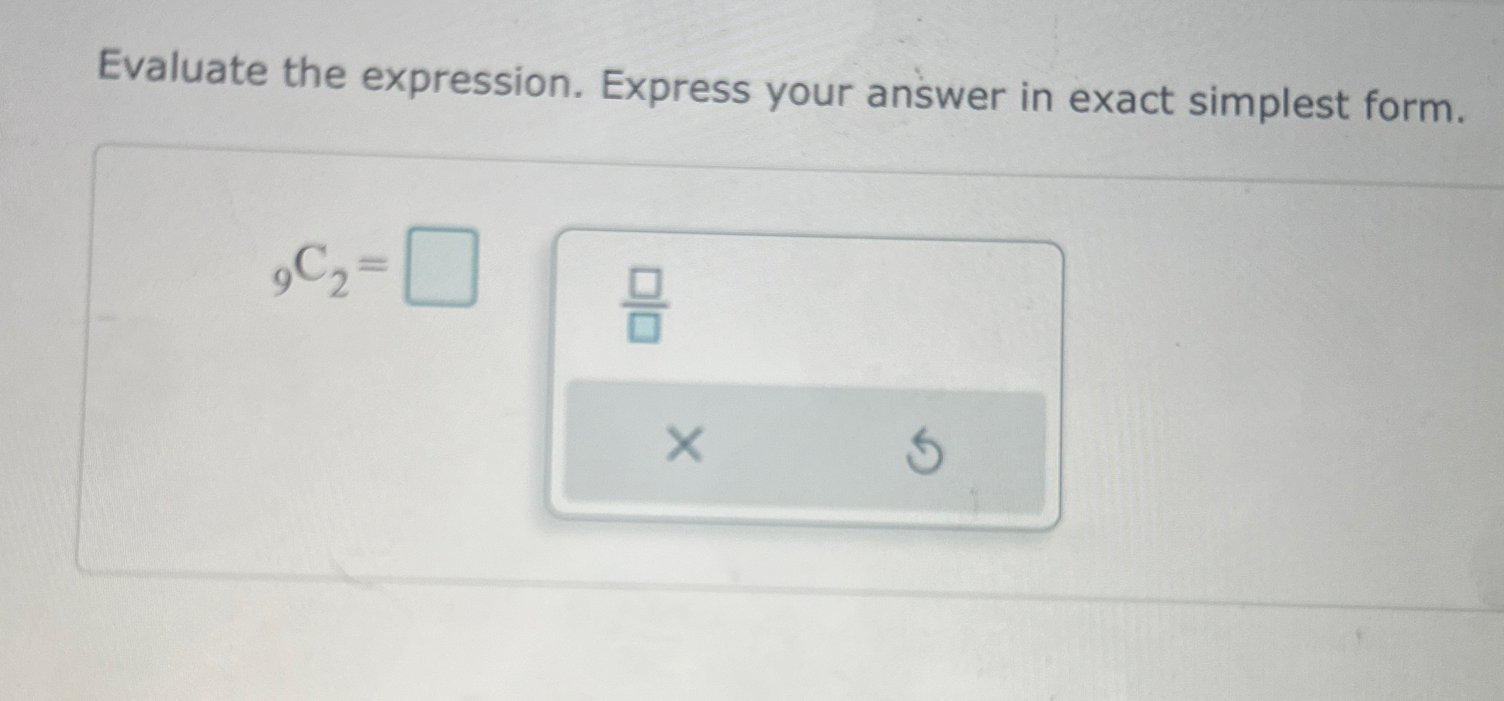 Solved Evaluate the expression. Express your answer in exact | Chegg.com