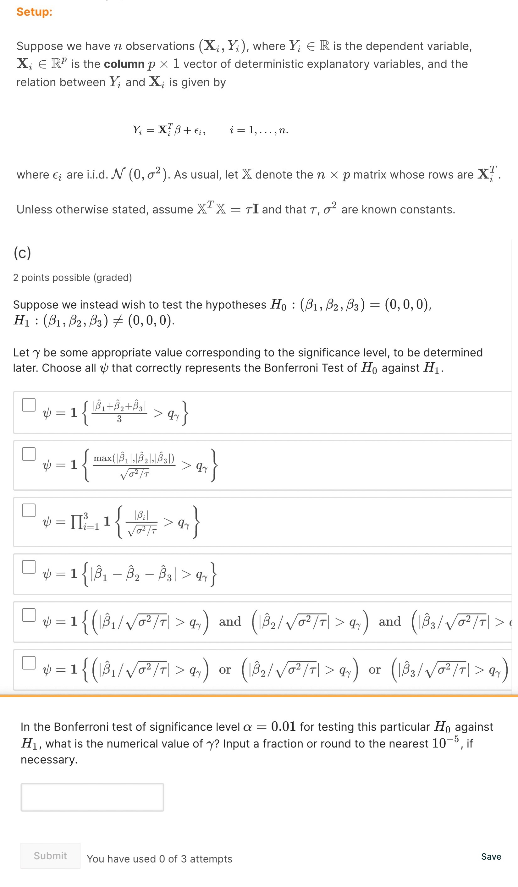 Solved My answer was third options and it's 0.003333 ﻿but | Chegg.com