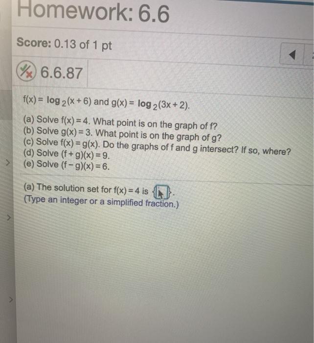 Solved Solve the following logarithmic equation. log 4(3x) = | Chegg.com