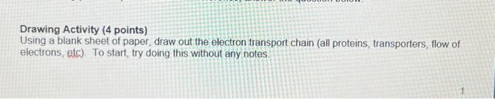 Solved Drawing Activity (4 points) Using a blank sheet of | Chegg.com