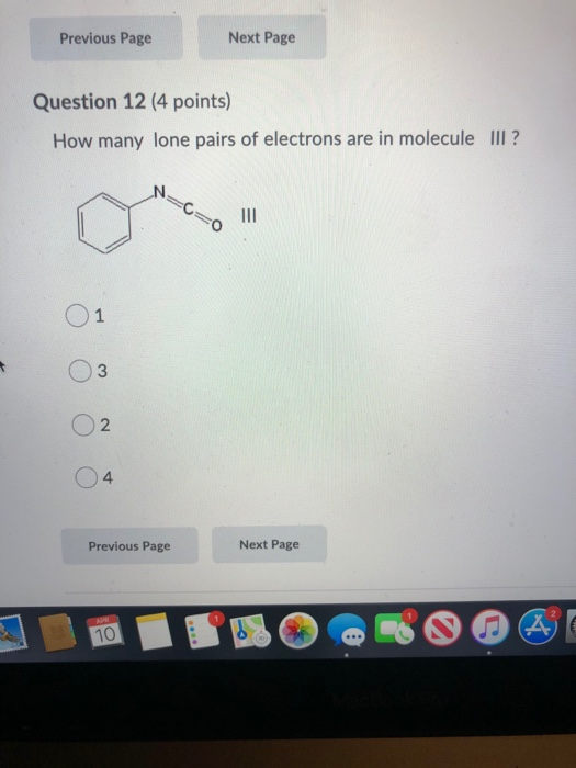 Solved Previous Page Next Page Question 12 (4 points) How | Chegg.com