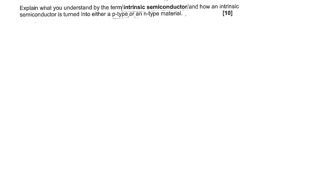 Explain what you understand by the term/intrinsic | Chegg.com