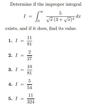 Solved Determine if the improper | Chegg.com
