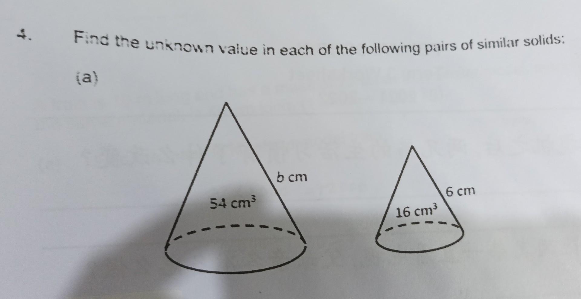 Solved Find the unknown value in each of the following pairs | Chegg.com