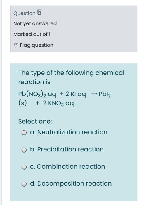 Solved Question 1 Not yet answered Marked out of 1 P Flag | Chegg.com