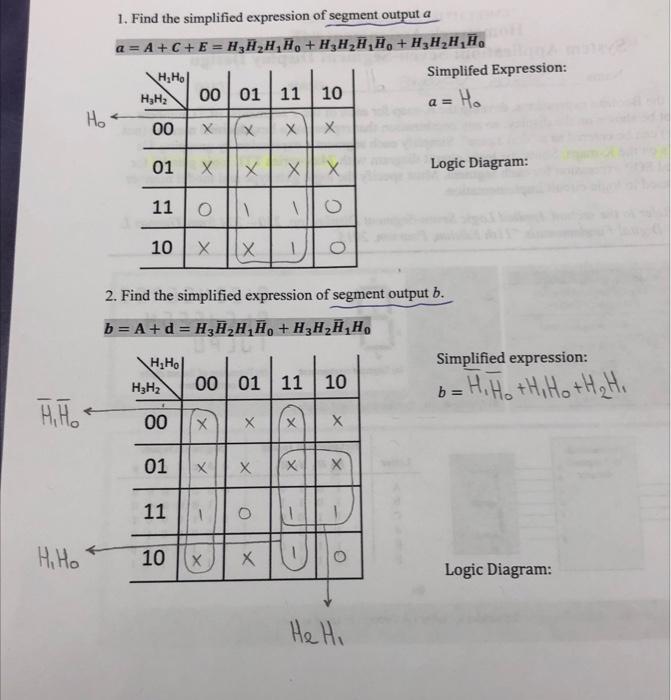 Solved Using the Boolean expressions, develop the K-map for | Chegg.com