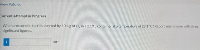 Solved /iew Policies turrent Attempt in Progress What | Chegg.com