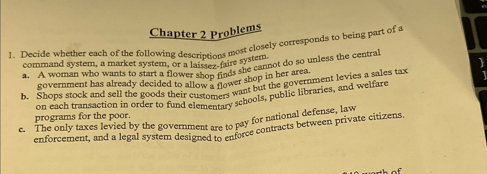 Solved Chapter 2 ﻿ProblemsDecide whether each of the | Chegg.com