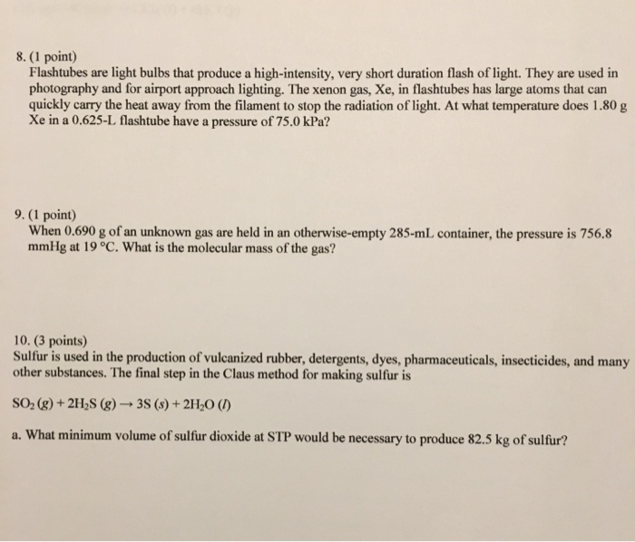 Solved 8.(1 point) Flashtubes are light bulbs that produce a | Chegg.com