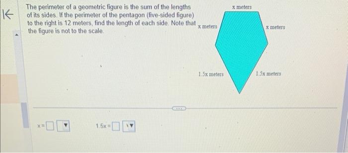 Solved The perimeter of a geometric figure is the sum of the | Chegg.com