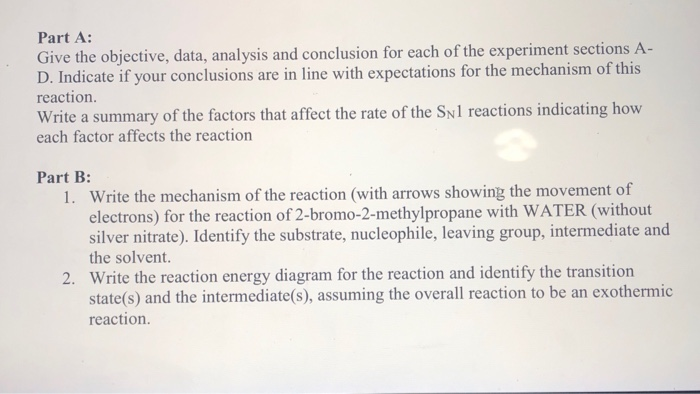 Solved Part A Give The Objective Data Analysis And 2528