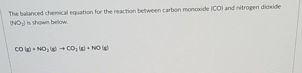 Solved The balanced chemical equation for the reaction | Chegg.com