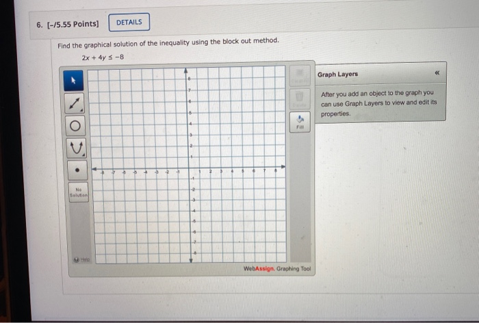 Solved 5. [-/5.55 Points] DETAILS Find the graphical | Chegg.com
