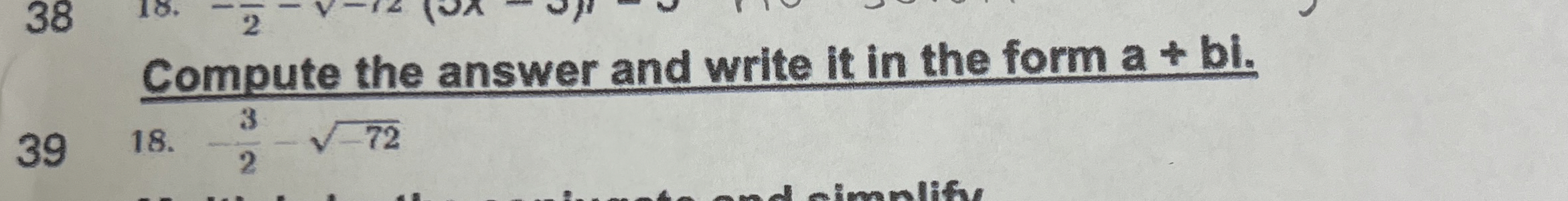 Solved Compute the answer and write it in the form | Chegg.com