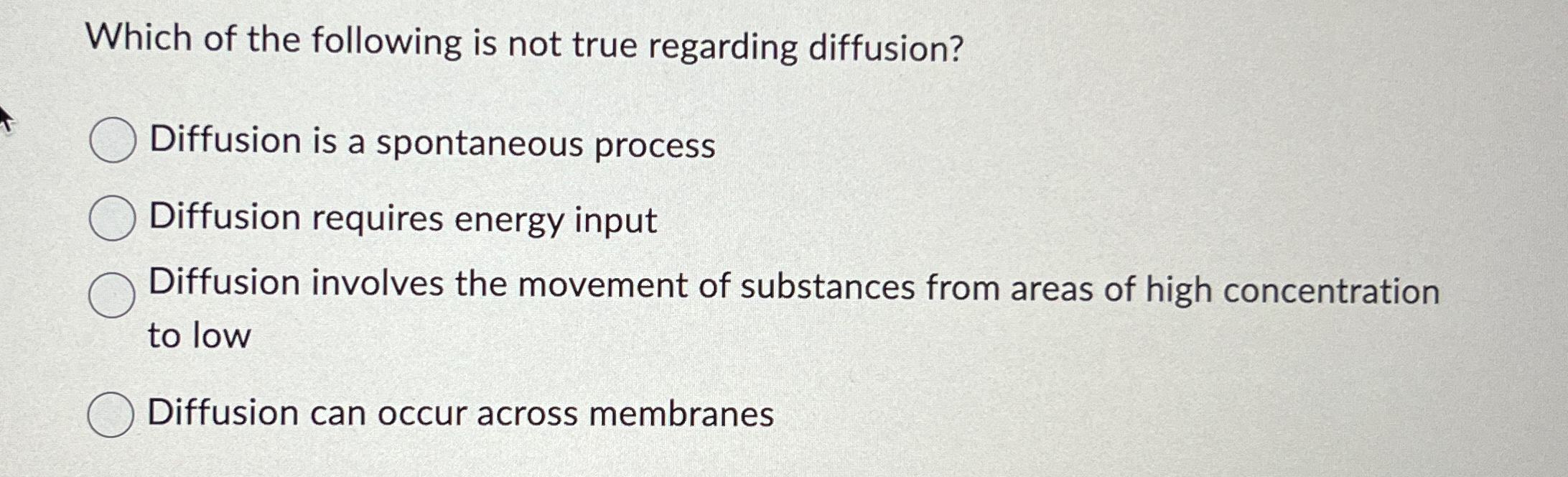 Solved Which of the following is not true regarding | Chegg.com