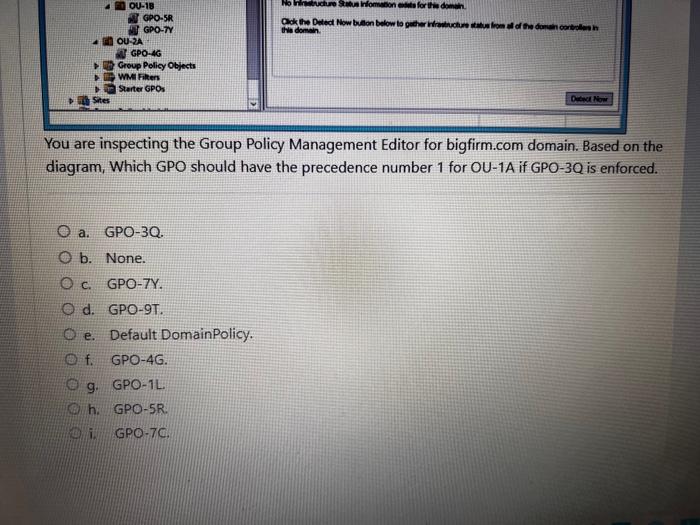 Solved You are inspecting the Group Policy Management Editor | Chegg.com