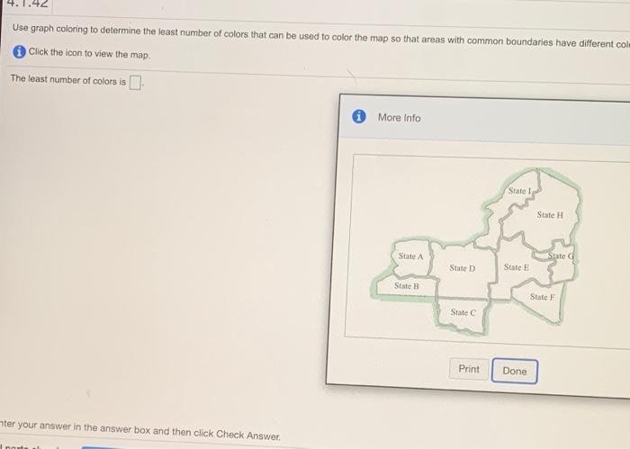 Solved Use graph coloring to determine the least number of | Chegg.com