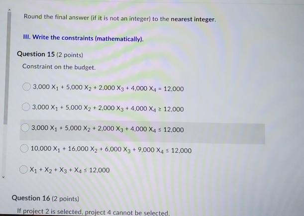 Solved [Chapter 12] Integer Linear Optimization Models The | Chegg.com