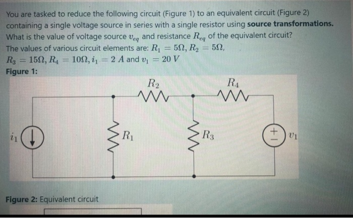 Solved You are tasked to reduce the following circuit | Chegg.com
