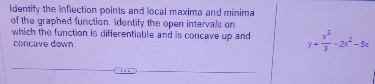 Solved Identify the inflection points and local maxima and | Chegg.com