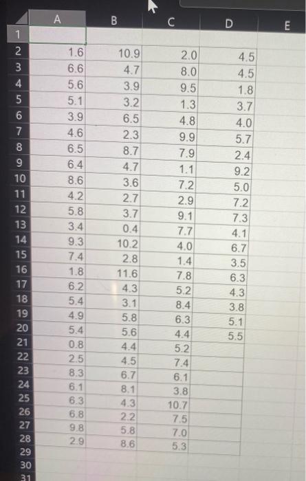 Solved DO NOT ANSWER UNLESS YOU ARE USING EXCEL, I have | Chegg.com