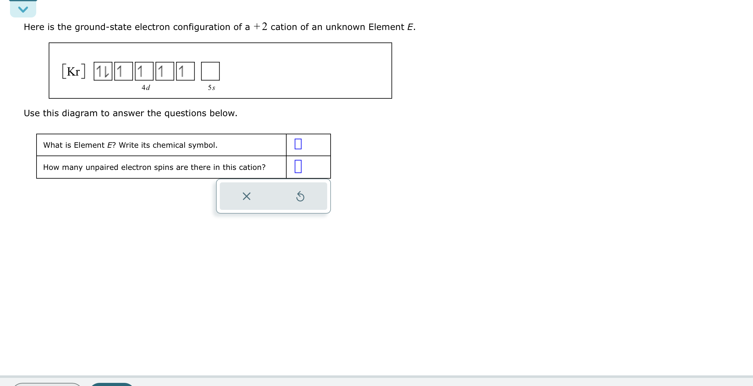 Solved Here is the ground-state electron configuration of | Chegg.com