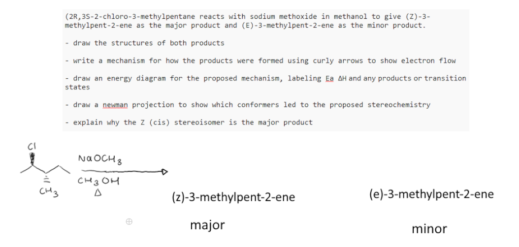 Solved (2R,3S-2-chloro-3-methylpentane reacts with sodium | Chegg.com