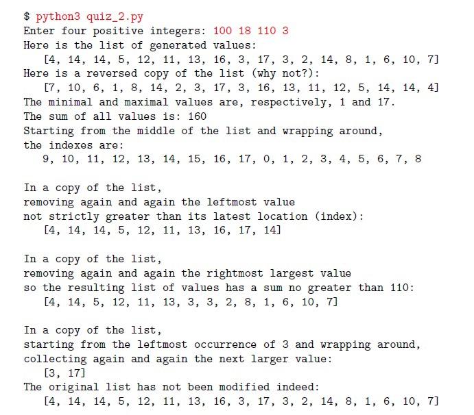 Solved fron randon import seed, randrange import sys try: | Chegg.com