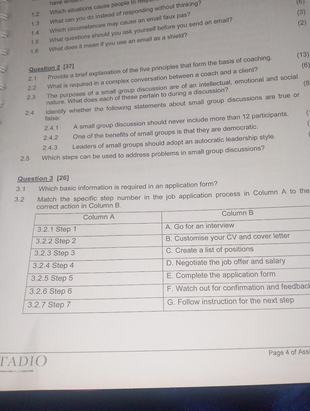 Solved Question 1 [20] EMESTER BCU100 Read the article "Is | Chegg.com