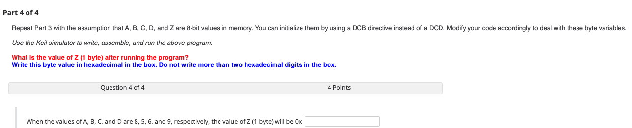 Solved Part 3 ﻿of 4Assume that A, ﻿B, ﻿C, ﻿D, ﻿and Z are | Chegg.com