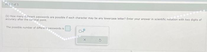 Solved A computer password consists of fourteen characters. | Chegg.com