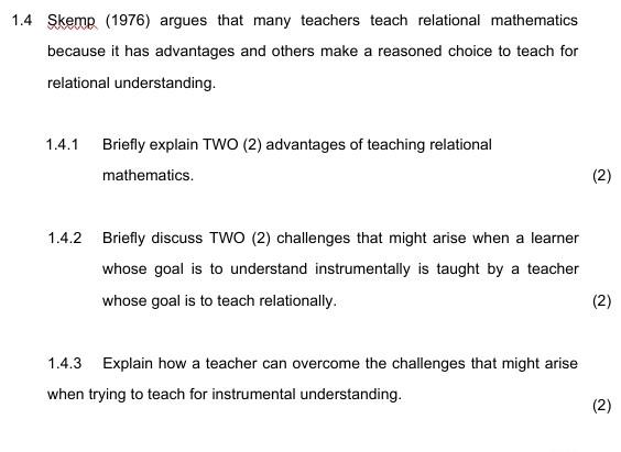 Solved Two grade 12 teachers used the following learning | Chegg.com
