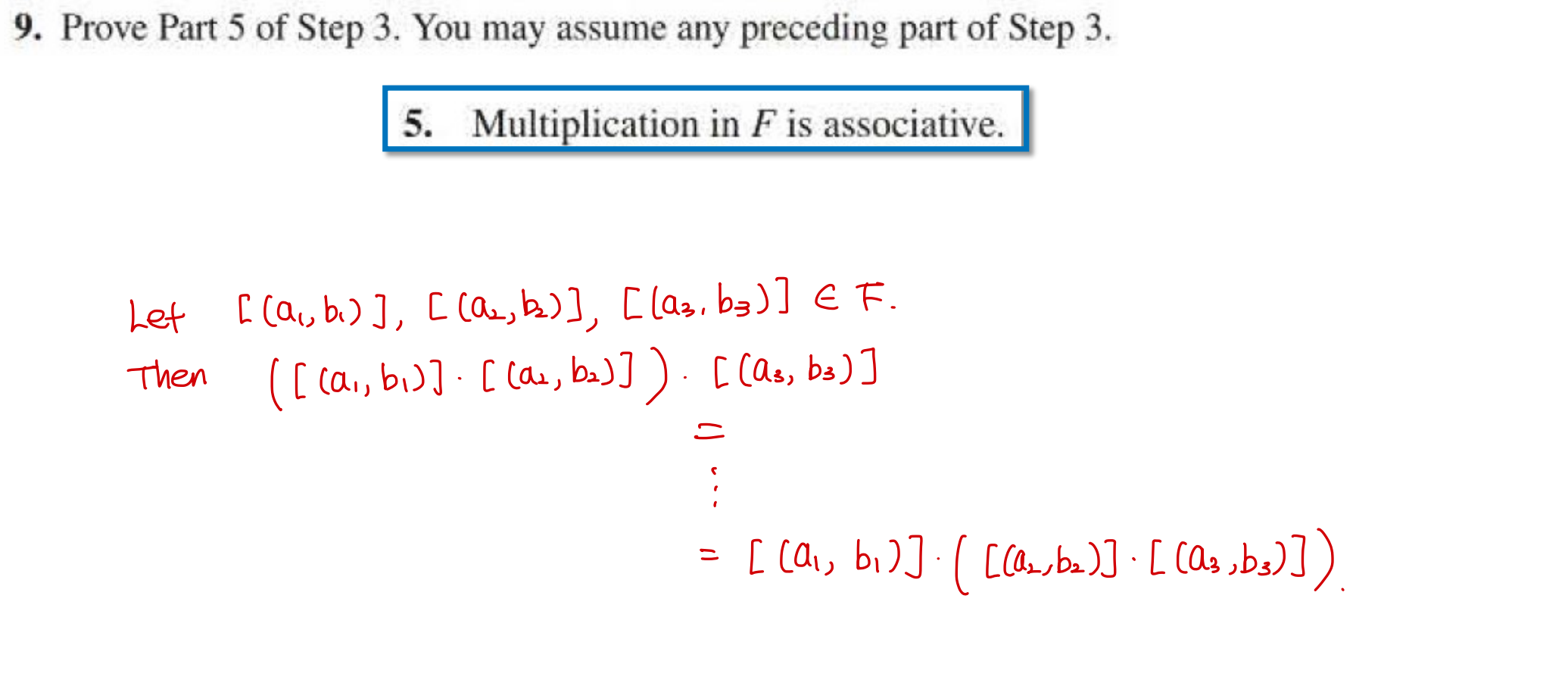 Solved Prove Part 5 ﻿of Step 3. ﻿You may assume any | Chegg.com