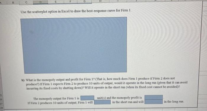Solved Use a cell reference or a single formula where | Chegg.com