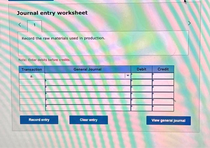 Solved 3. What is the journal entry to record the labor | Chegg.com