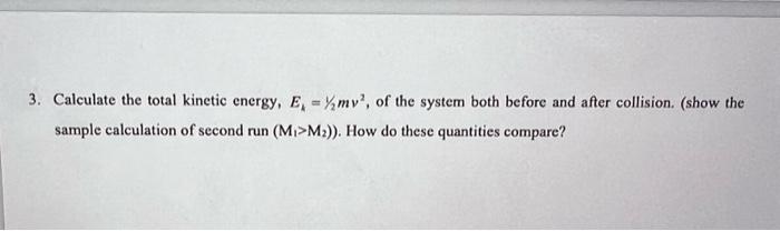 Momentum Calculation: 2. How does the total momentum | Chegg.com