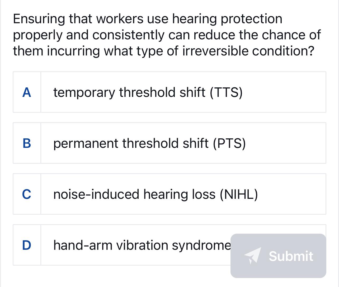 Solved Ensuring that workers use hearing protection properly | Chegg.com