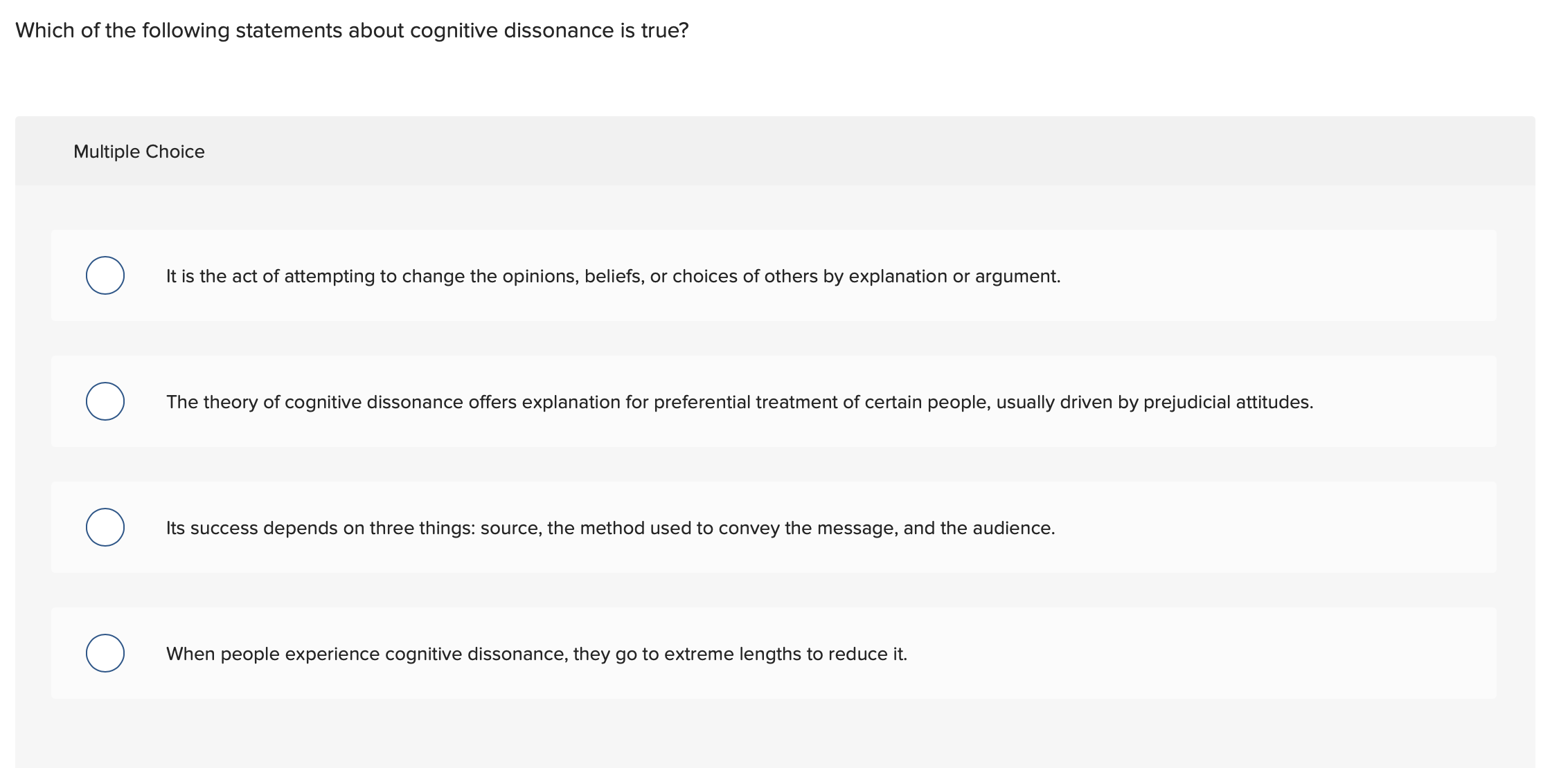 Solved Which of the following statements about cognitive | Chegg.com
