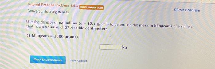 Solved Tutored Practice Problem 1.4.3 COUNTS TOWARDS GRADE | Chegg.com