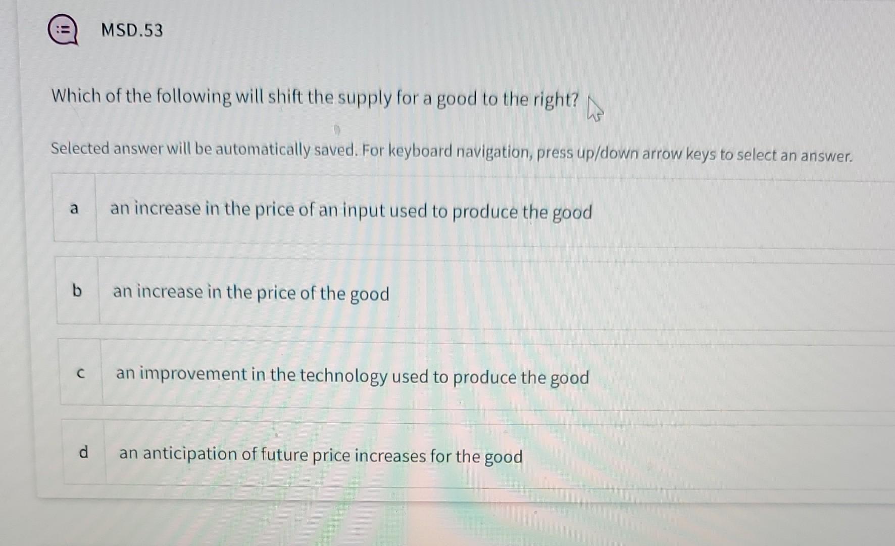 Solved An increase in income at the same time as an increase | Chegg.com