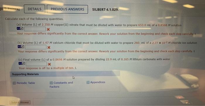 Solved Calculate each of the following quantities. (a) | Chegg.com