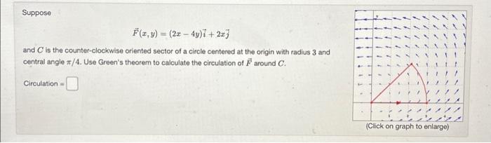 Solved Suppose F(x, y) = (2x – 4y)i + 2x7 and C is the | Chegg.com