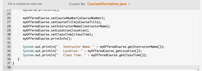 Solved Given main0, define a course base class with methods | Chegg.com