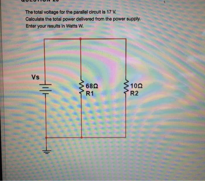 Solved Calculate the total resistance RT in the parallel | Chegg.com