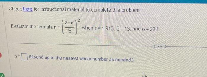 Solved Check here for instructional material to complete | Chegg.com