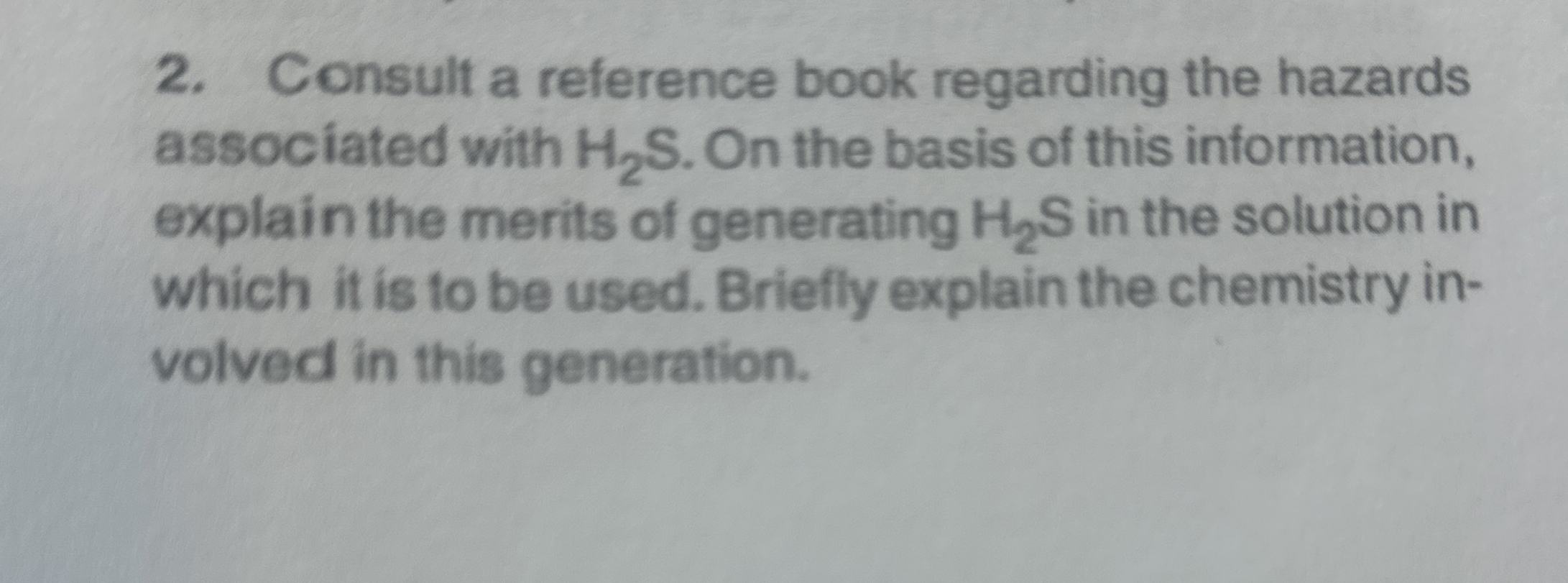 Solved Consult a reference book regarding the hazards | Chegg.com