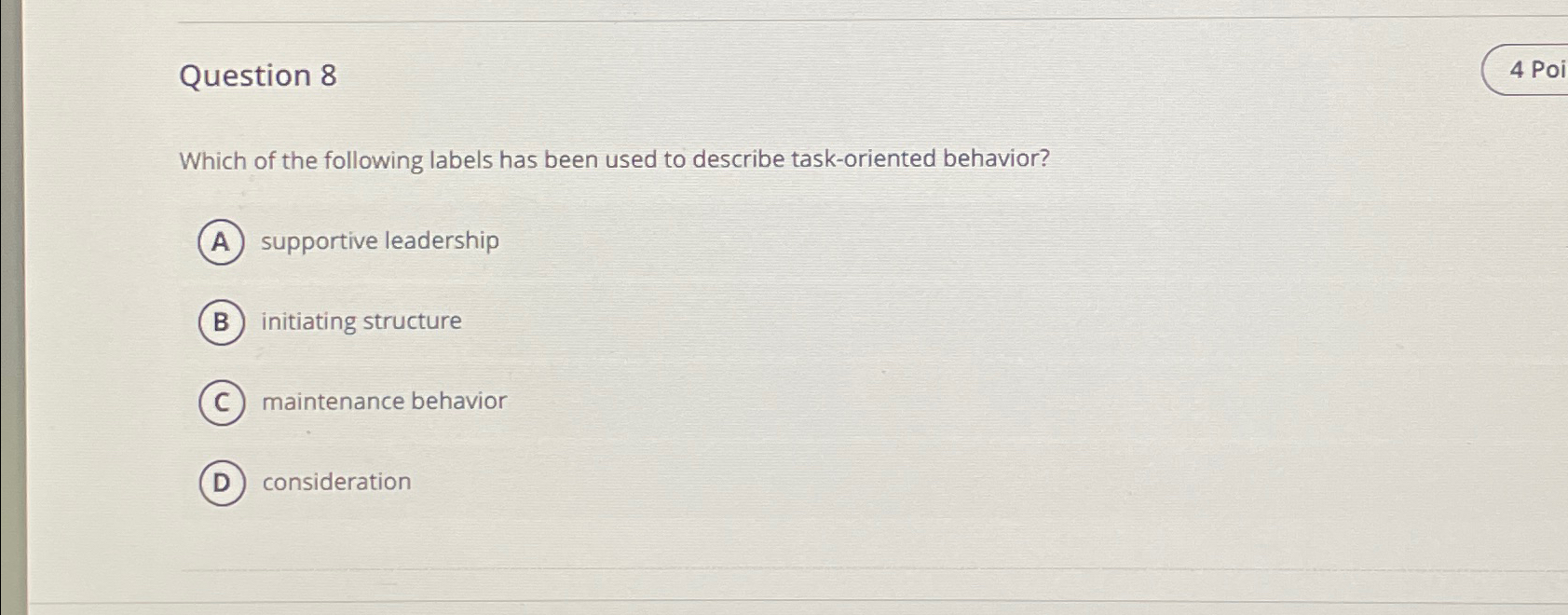 Solved Question 84 ﻿PoiWhich of the following labels has | Chegg.com