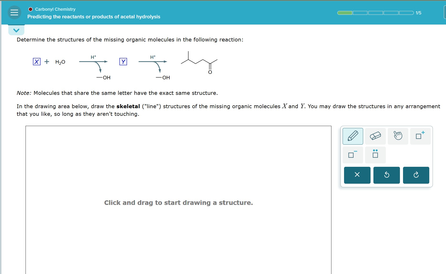 Solved Determine the structures of ﻿the missing organic | Chegg.com